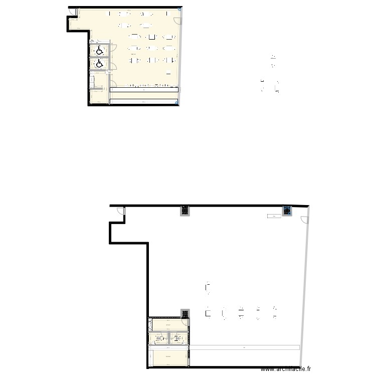 Resto - Plan 9 pièces 199 m2 dessiné par Narchi03