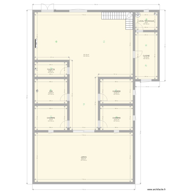MAM - Plan dessiné par LACHAB