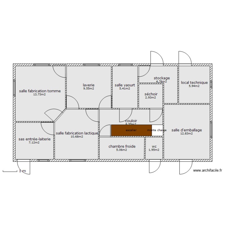 Plan – fromagerie rez de chaussée – Par lunanico ️ | ArchiFacile