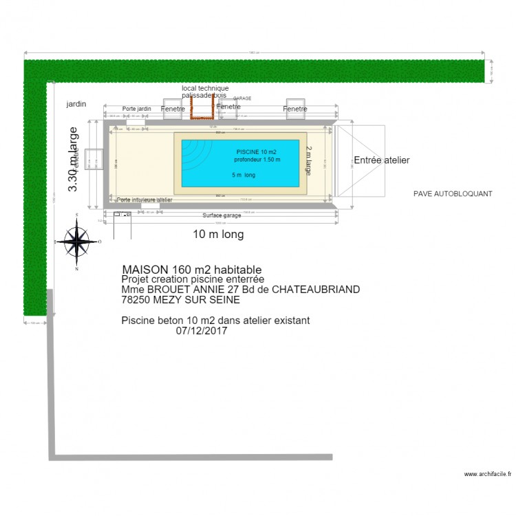 ATELIER MEZY seul - Plan dessiné par MAXMAX78