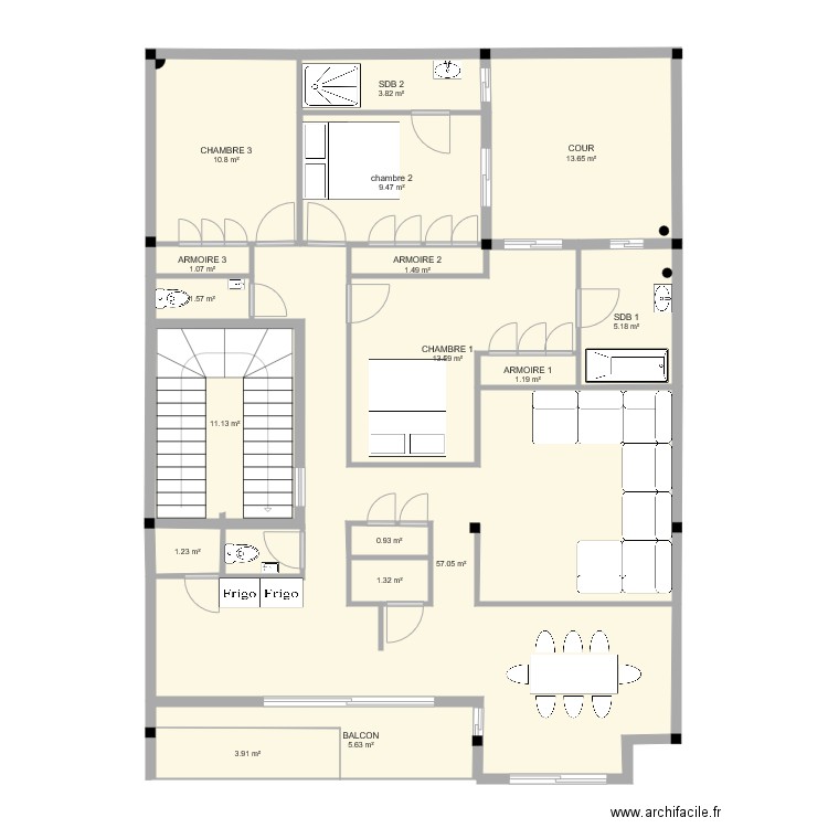 Plan – plan ARCHI – Par dbelharech ️ | ArchiFacile