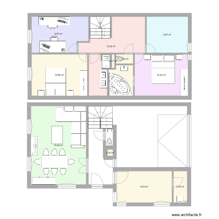 Plan – dom – Par zefilou ️ | ArchiFacile