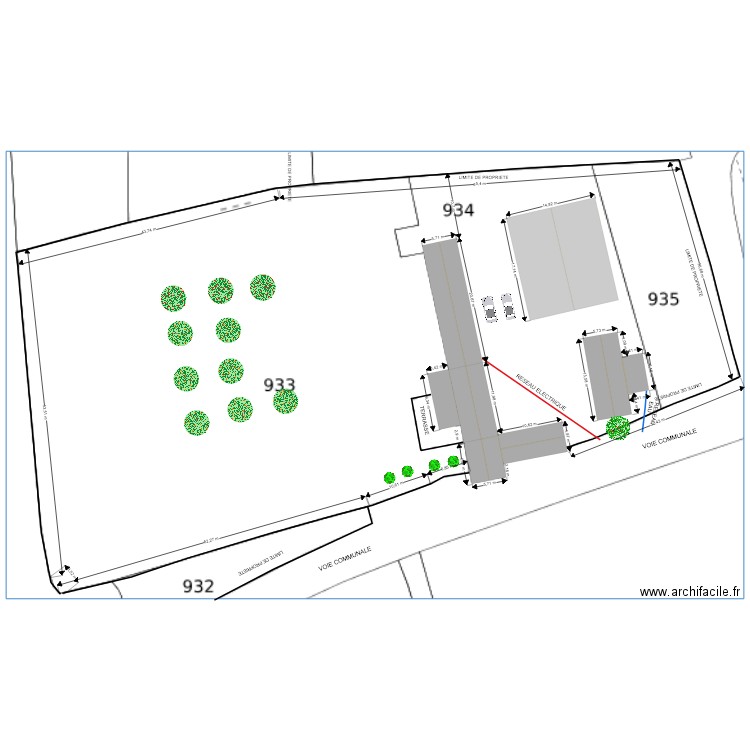 PLANS BOIS DE LA ROCHE - Plan dessiné par bois de la roche