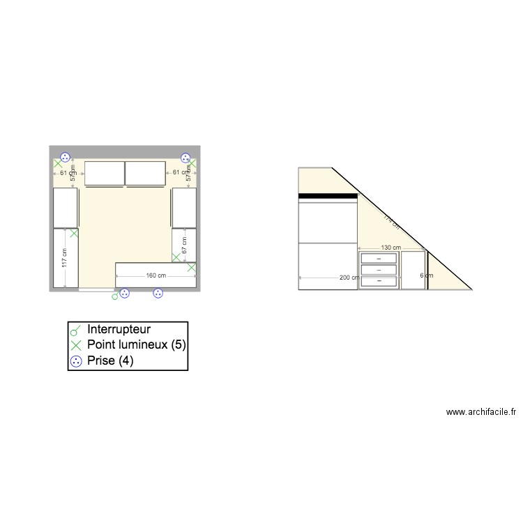 Dressing - Plan dessiné par olebrun