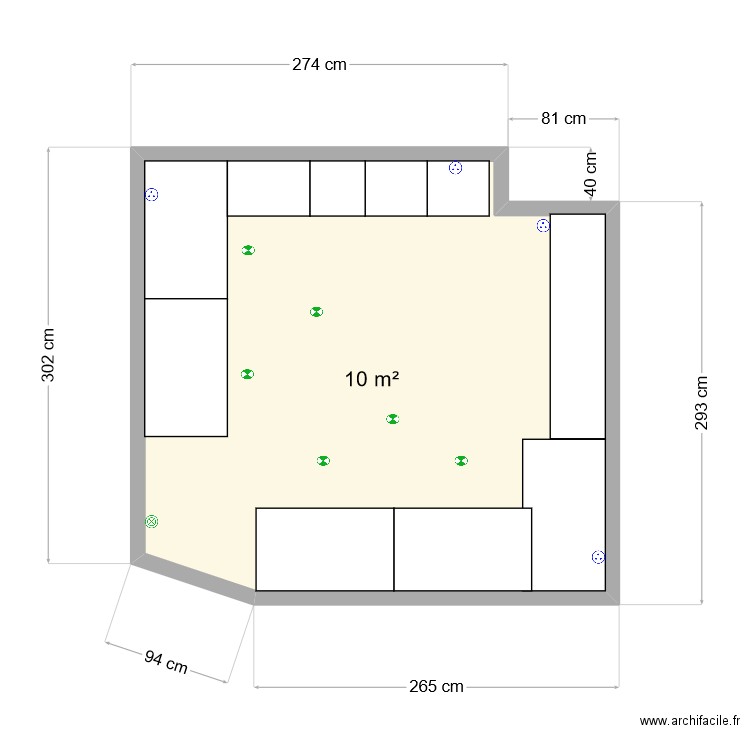 Dressing - Plan dessiné par Breizheos