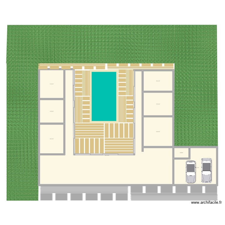 Maison 2035 - Plan dessiné par b3nji67520