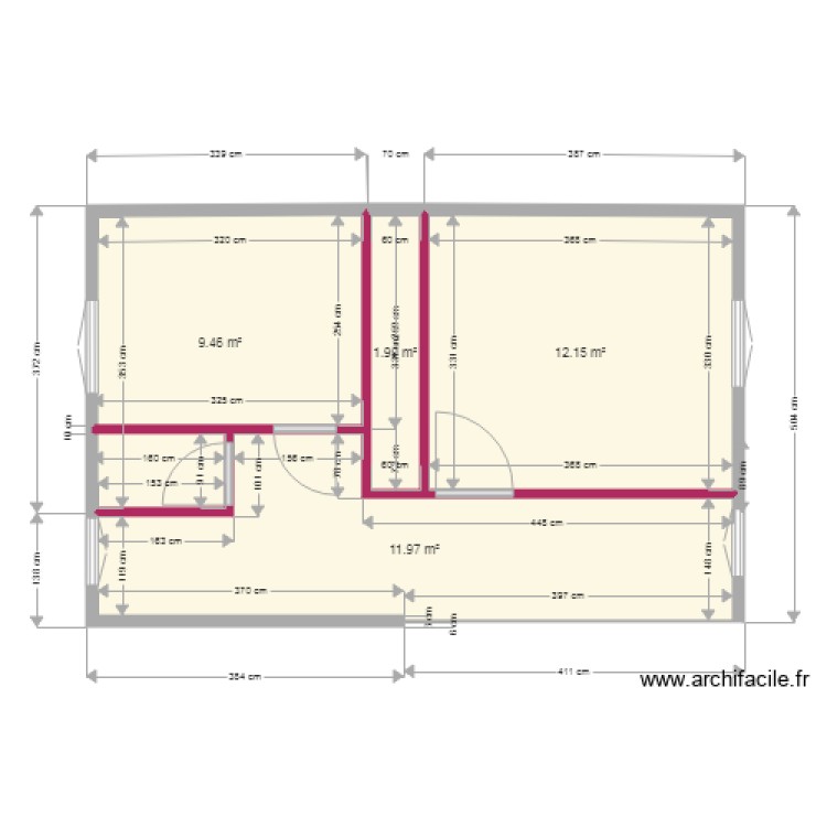 IIOOO233 rail placo - Plan dessiné par lily87140