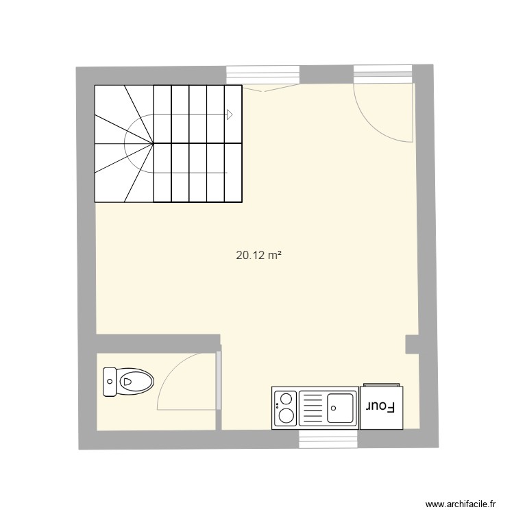 piece commune - Plan dessiné par gillou-80