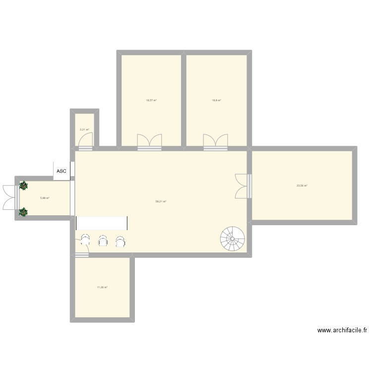 Plan – hall – Par nimou190 ️ | ArchiFacile