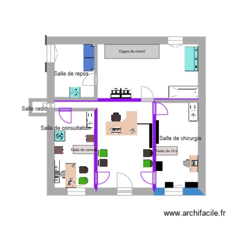clinique - Plan dessiné par cookieanddoobie
