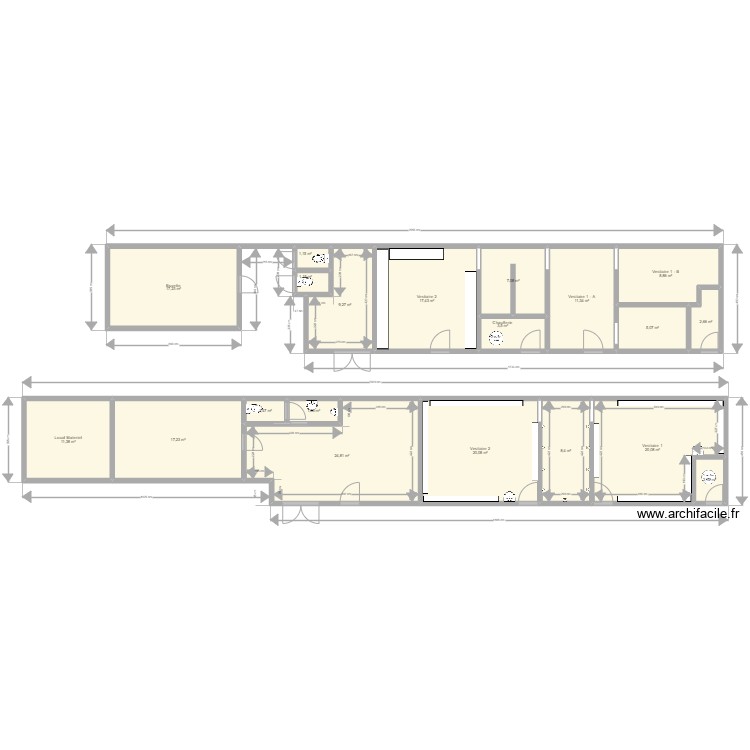 Plan – Plan vestiaire – Par beny3501 ️ | ArchiFacile