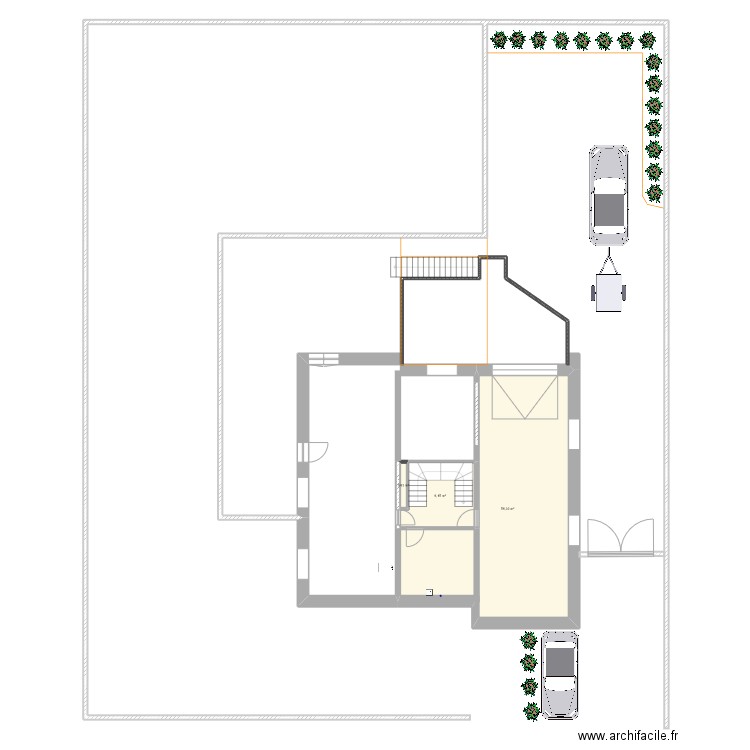 Maison R-1 V2 - Plan dessiné par sebastiendaures