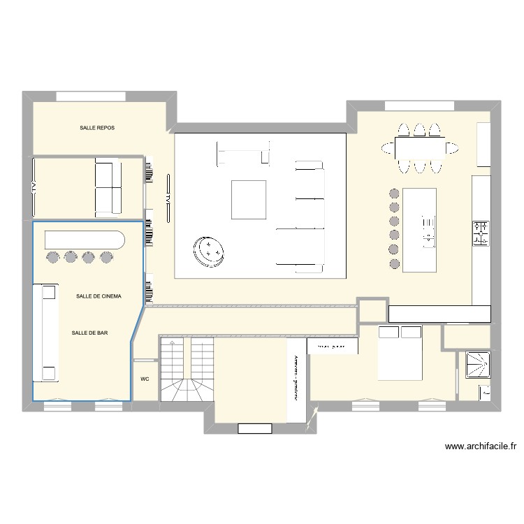 MAISON PLAN - Plan dessiné par LEWISH