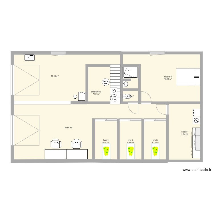 Plan – plan sous sol – Par alice0804 ️ | ArchiFacile