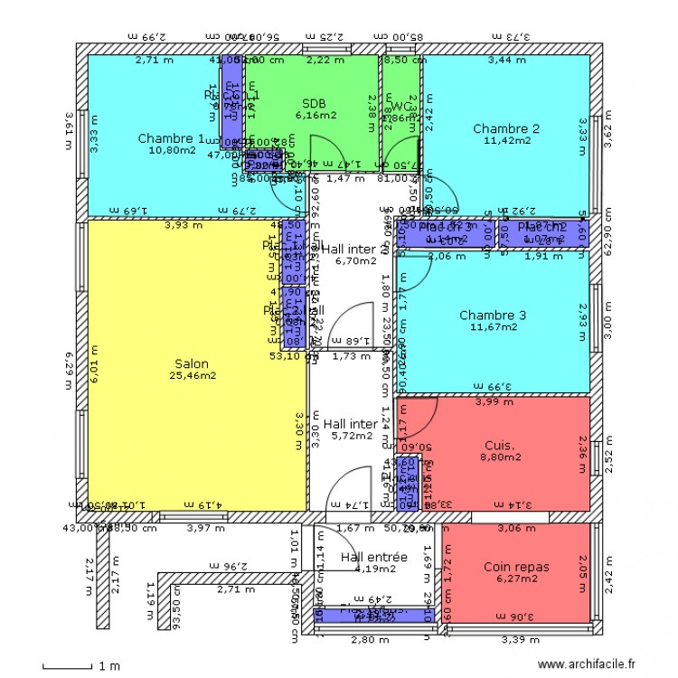 Marignane - Plan dessiné par sanilhac