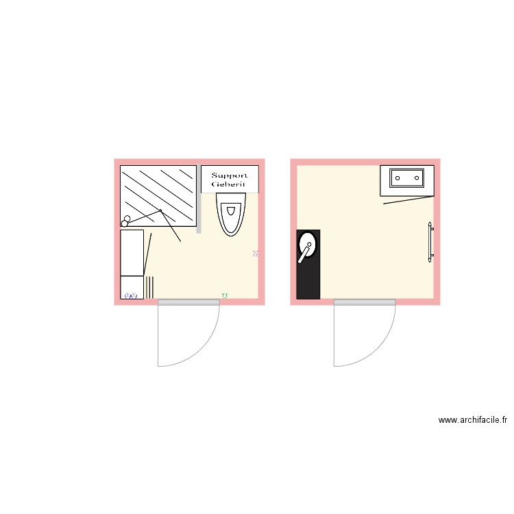 SDB - Plan dessiné par MIVB