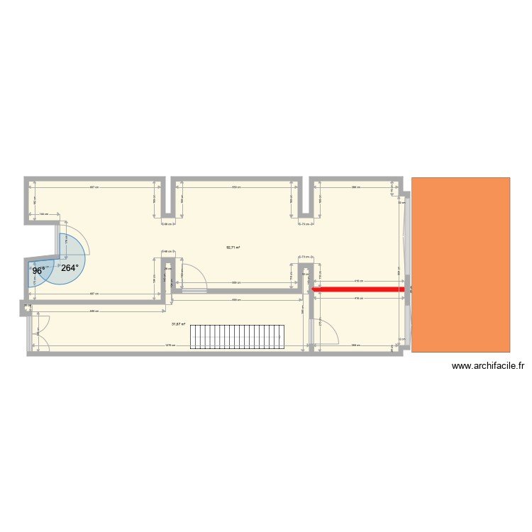 Nouvelle Acropole Rdc sans image - Plan dessiné par steppeel