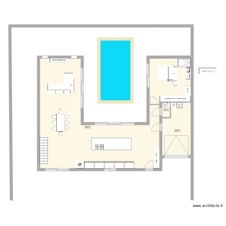 archi - Plan dessiné par ST PIERRE SERIGNAN