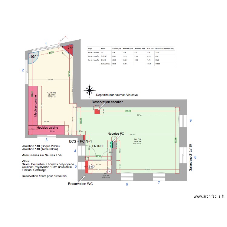 RDC - Plan dessiné par Jordan35000