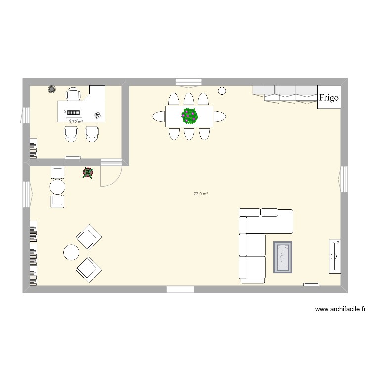 Concierge - Plan dessiné par DMIRANDATA