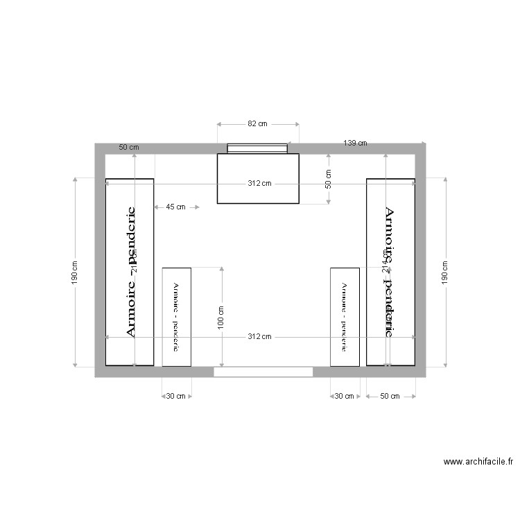 dressing - Plan dessiné par NANOUJO