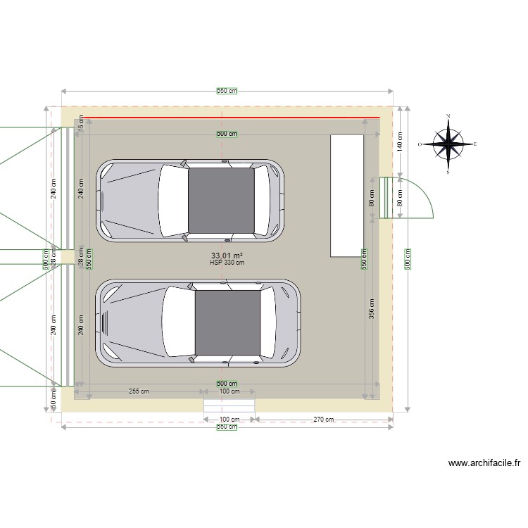 Garage Pour 2 Voitures Dimensions