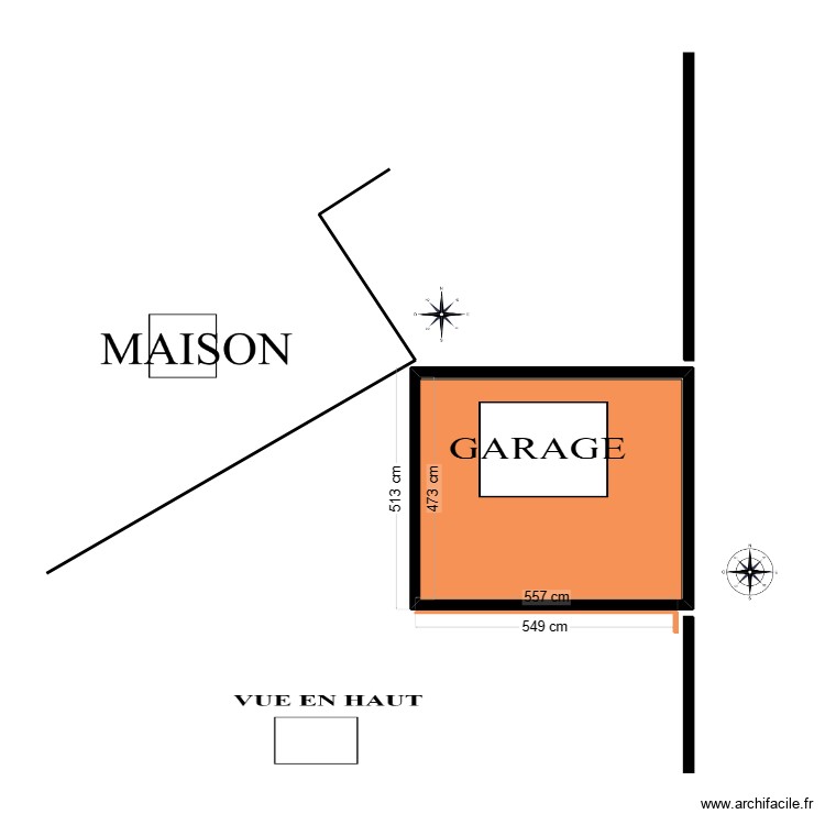 ghandriG ARAGE - Plan dessiné par ghandri