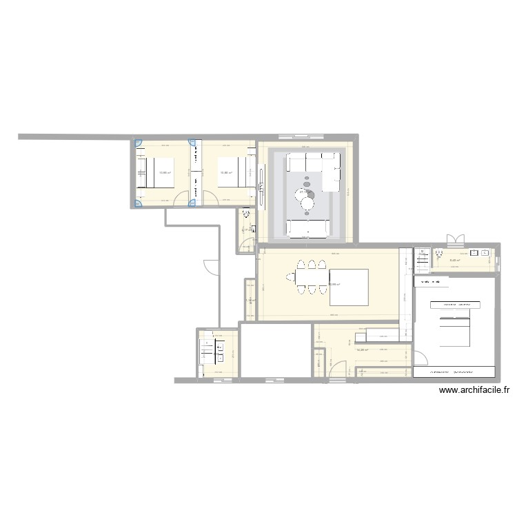HANGAR - Plan dessiné par ROB48