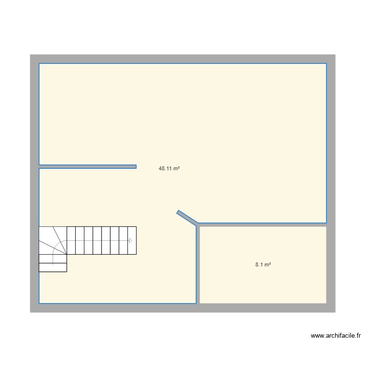 plan 50m2 - Plan dessiné par Lucilie B