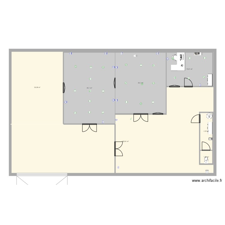 hangars bbg - Plan dessiné par raynbit