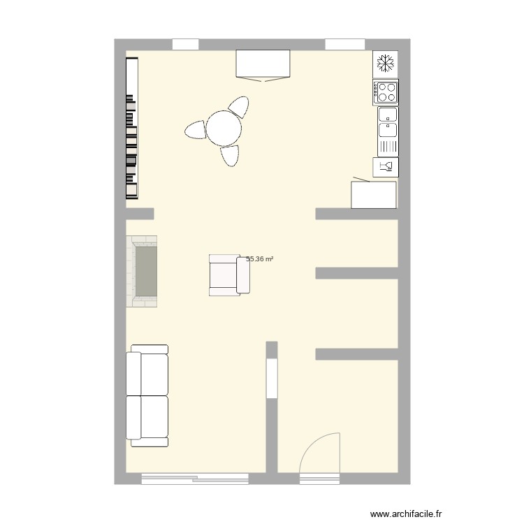 maison - Plan dessiné par stango