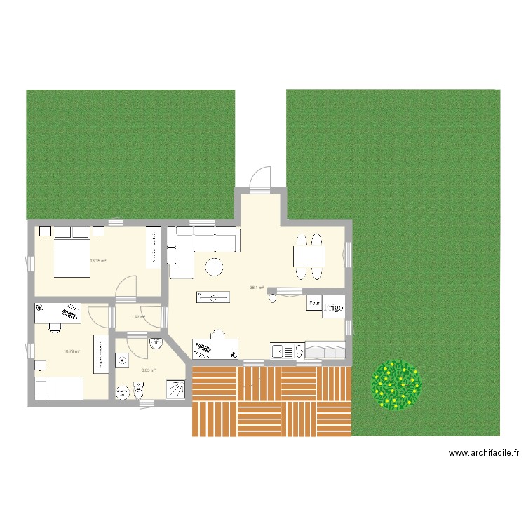 TRANO 1 - Plan dessiné par Cynthiol