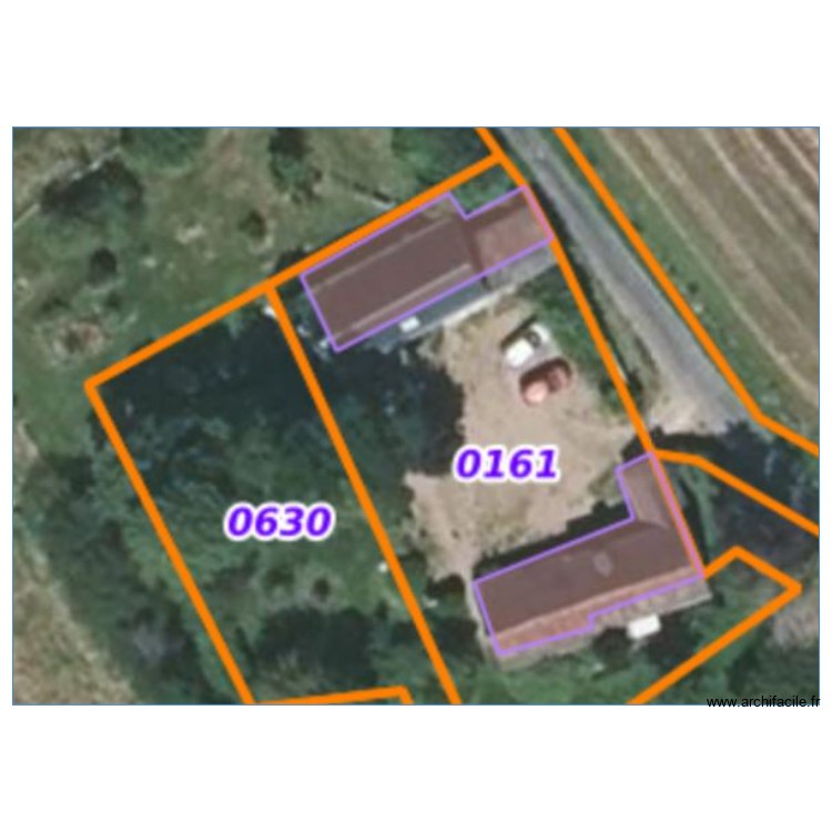 CADASTRE - Plan dessiné par feliciemoinet37
