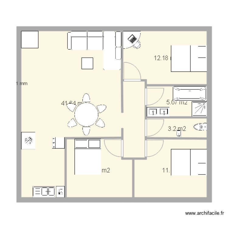 VILLA F4 BASE AIOI - Plan dessiné par AIOI