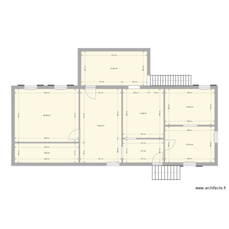 PLAN RDC 1 - Plan dessiné par Axellemrr