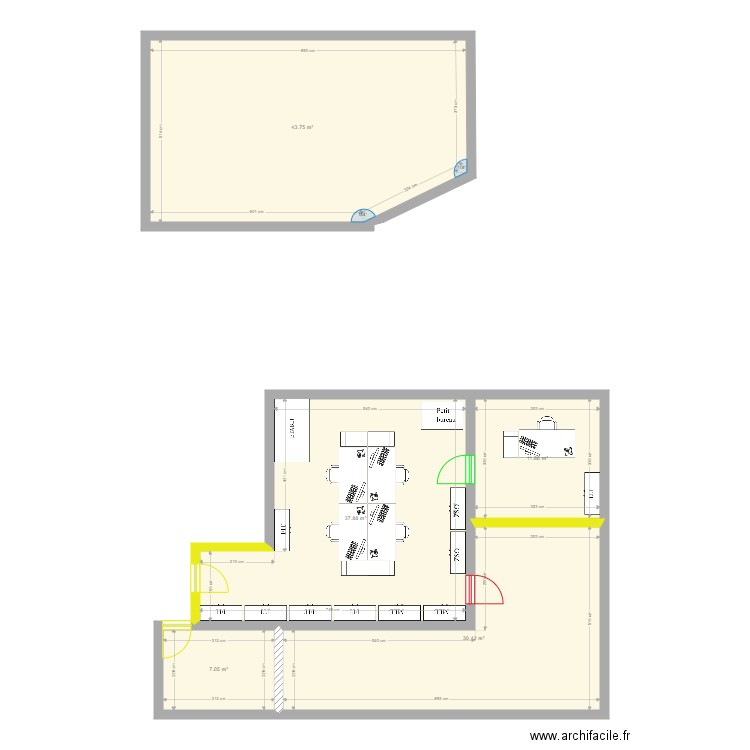 FIT avec TDA - Plan 5 pièces 131 m2 dessiné par Emergence6280