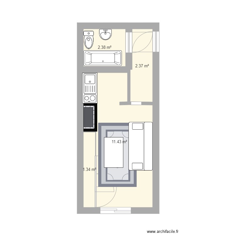 Plan – apartement – Par mymmm ️ | ArchiFacile