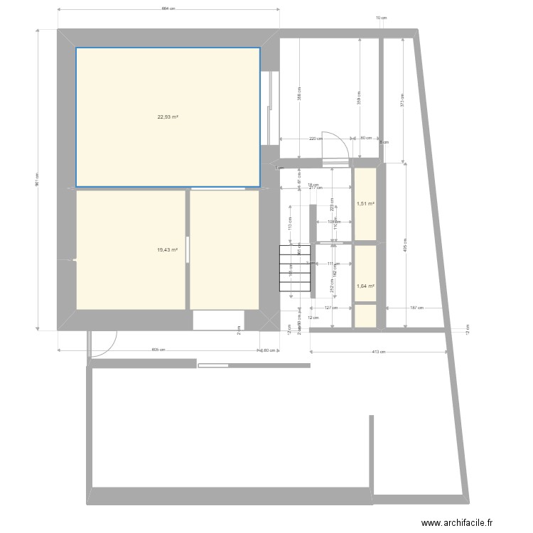 Plan – MAISON RDC – Par MICHEL2956 ️ | ArchiFacile
