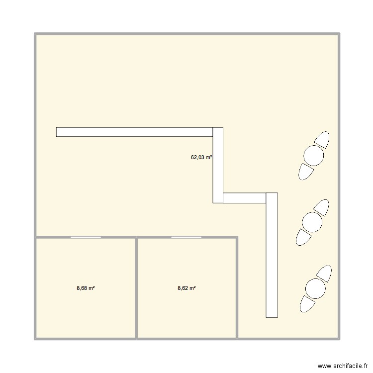 STAND - Plan 3 pièces 79 m2 dessiné par ESPRIT04072020