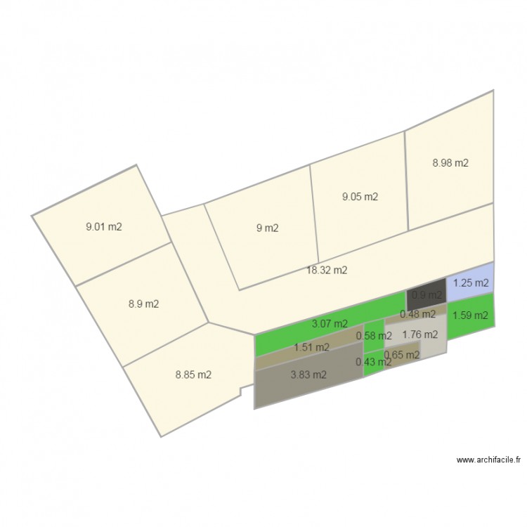 amenagement lotissement - Plan dessiné par logis du noblet