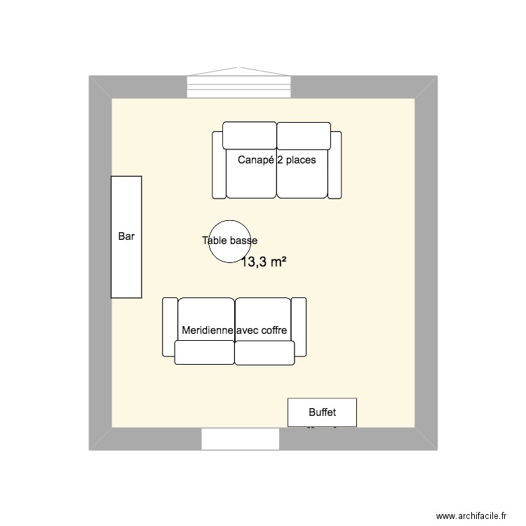 Projet 2 canapés - Plan dessiné par Charlyniko