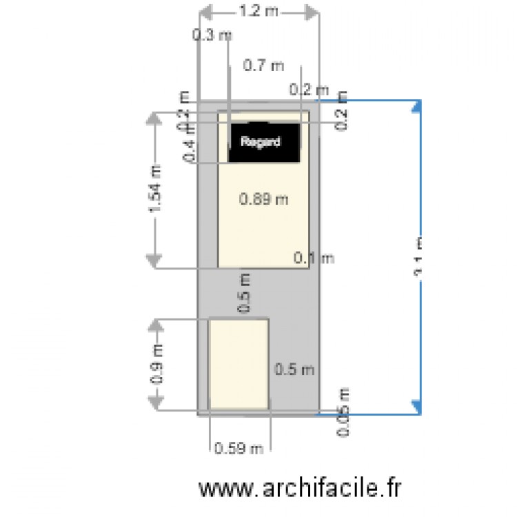 LOCAL TECHNIQUE - Plan dessiné par Laurent1326