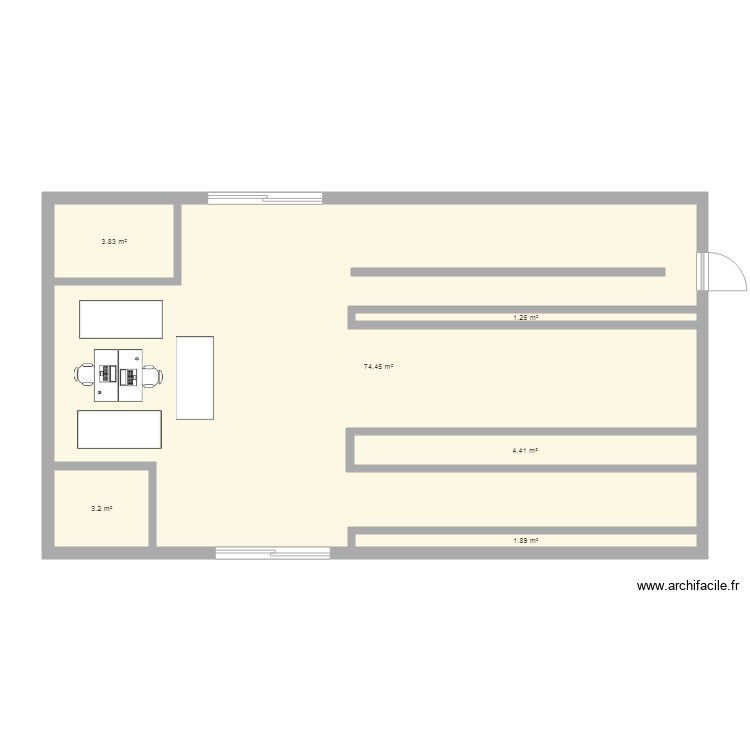 Plan – Magasin 1 actuel – Par Nathan Galabert ️ | ArchiFacile