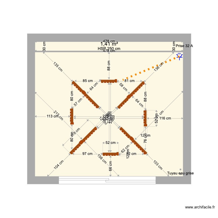 Plan – cours anglaise – Par dismael ️ | ArchiFacile