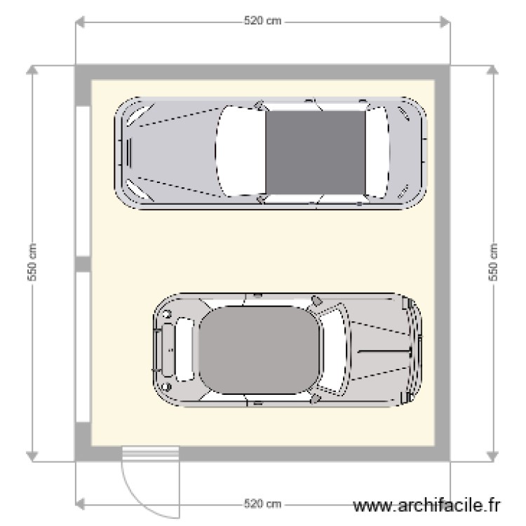 Garage Pour 2 Voitures Dimensions