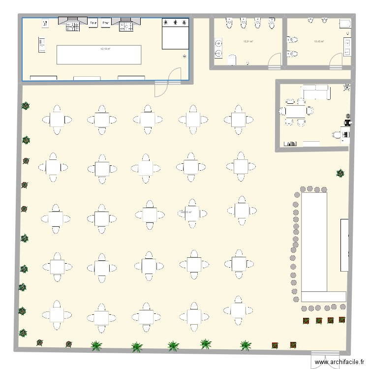 resto - Plan dessiné par Johane1458