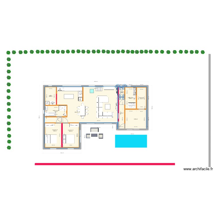 plan pour pc - Plan 10 pièces 177 m2 dessiné par Thierry546cdh