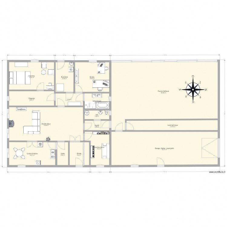 maison v3 - Plan dessiné par isa923