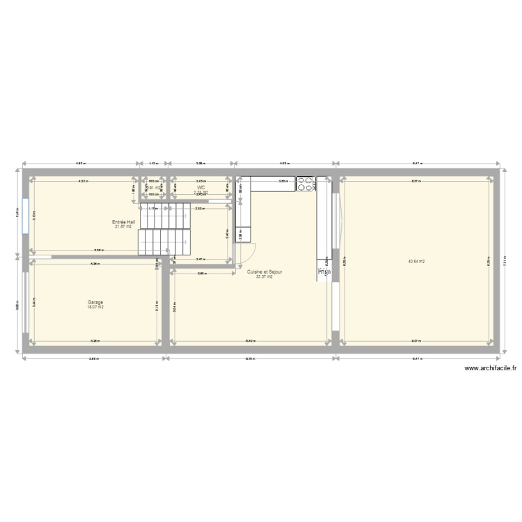 Plan – fourra 3 – Par KAMEK ️ | ArchiFacile