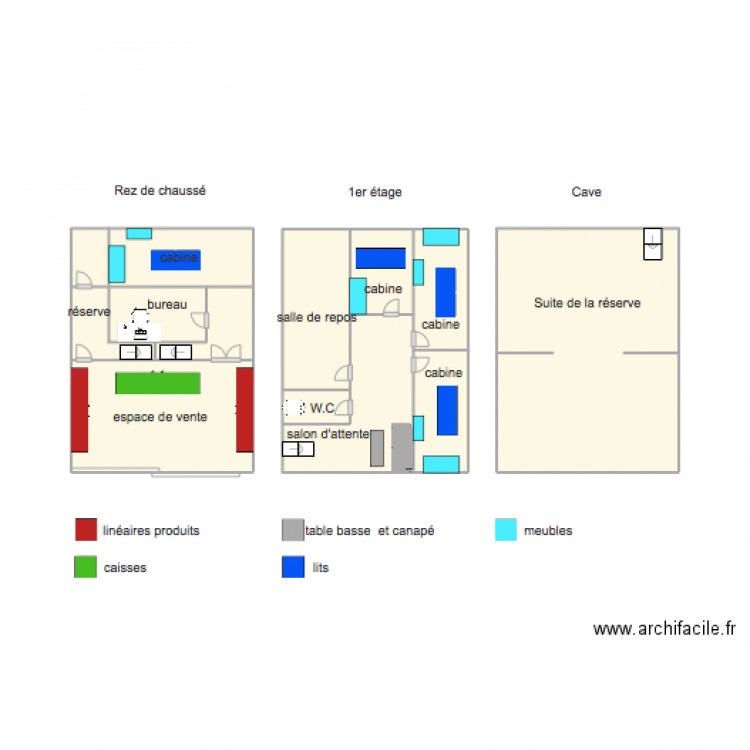 Plan yves rocher - Plan dessiné par romane rousseau
